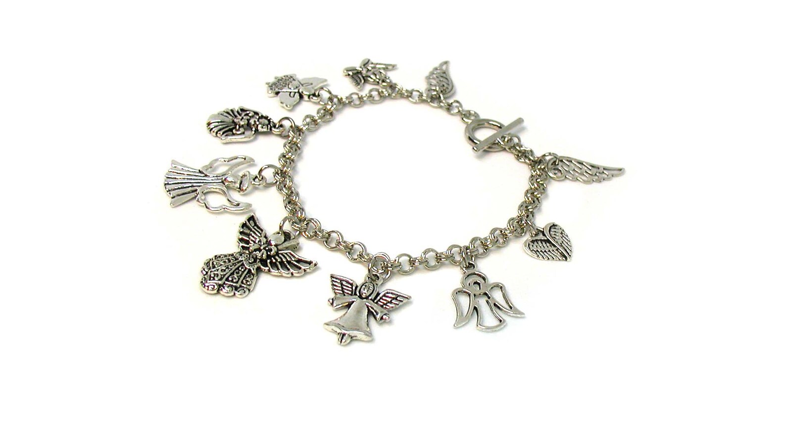 Angel Charm Bracelet Angel Bracelet Guardian Angel Bracelet - Etsy