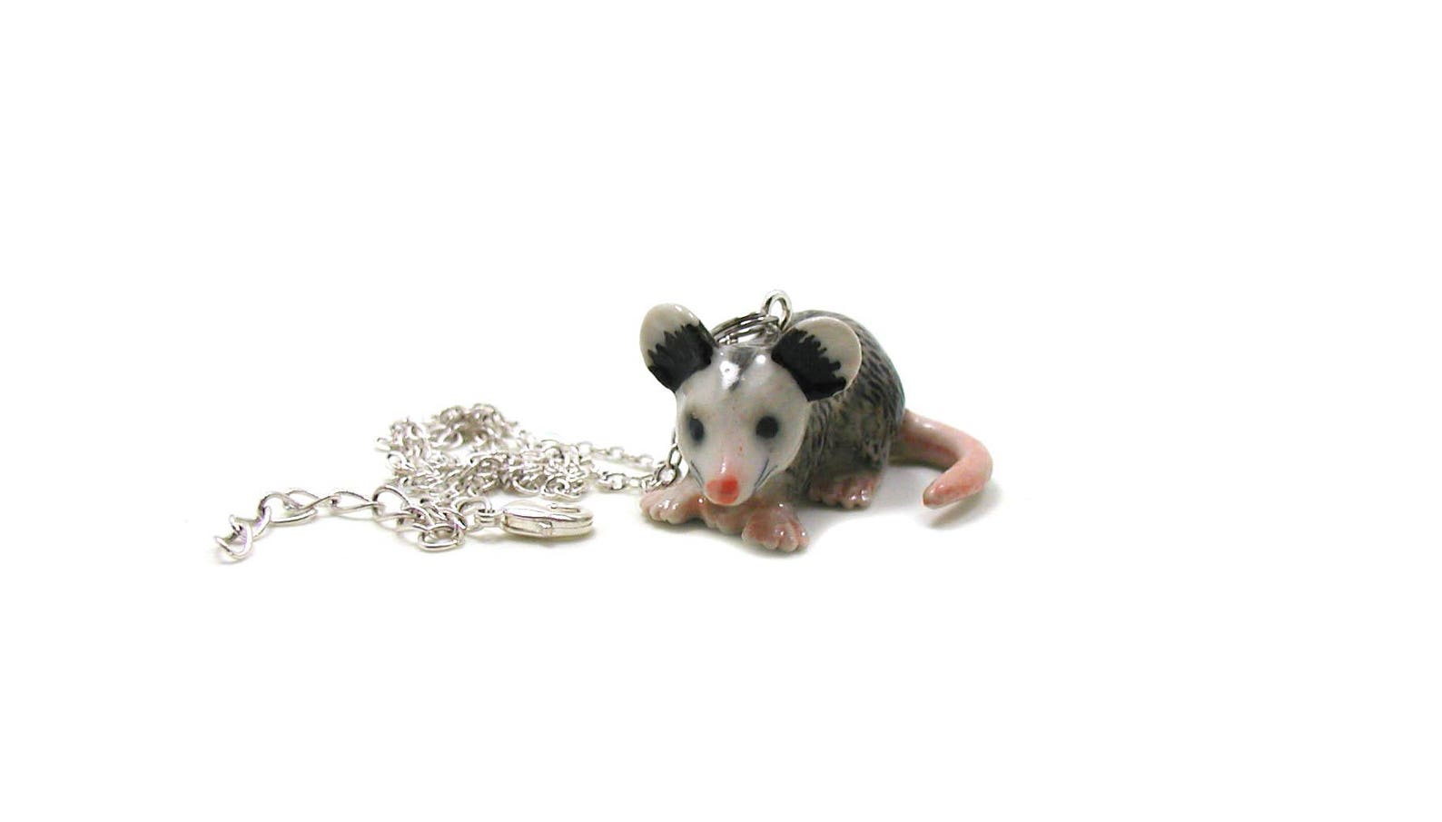 Possum Necklace Marsupial Necklace Opossum Charm Jewelry - Etsy