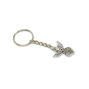 Angel Keychain, Angel Key Ring, Angel Charm, Silver Angel Keychain ...