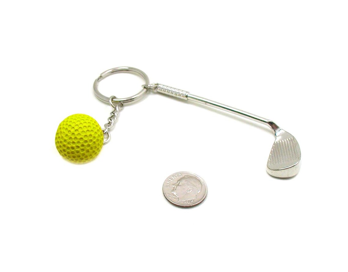 Golf Keychain Golf Key Ring Sports Keychain Golf Gift Golf | Etsy