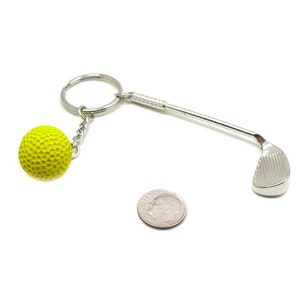 Golf Keychain, Golf Key Ring, Sports Keychain, Golf Gift, Golf Club ...