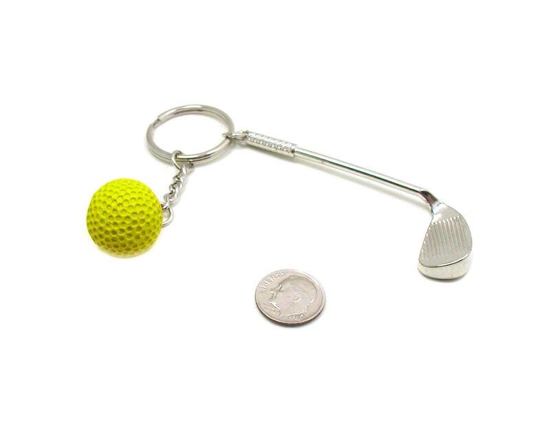 Golf Keychain Golf Key Ring Sports Keychain Golf Gift Golf | Etsy