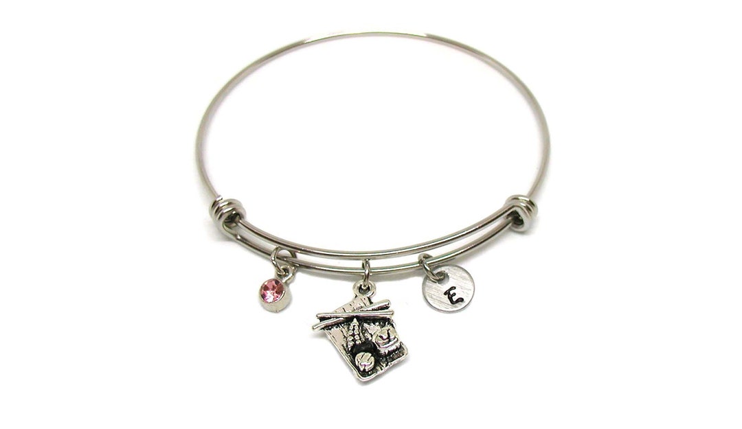 Sushi Bracelet, Sushi Bangle, Foodie Jewelry, Expandable Bracelet ...