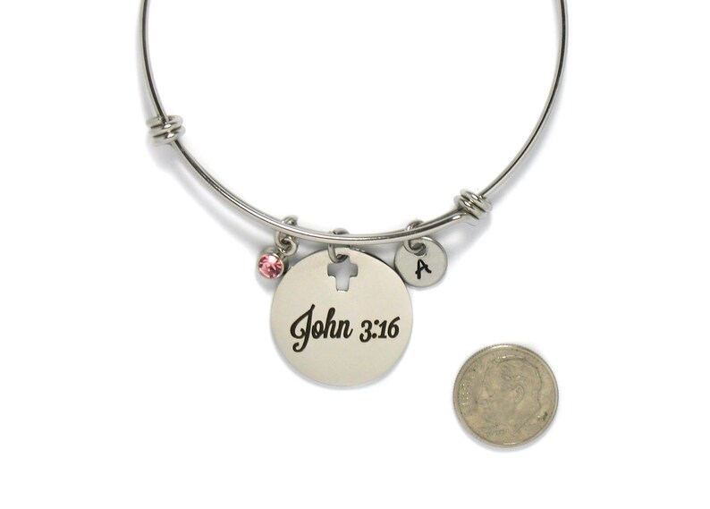 John 3:16 Bracelet John 3 16 Bangle Religious Jewelry - Etsy