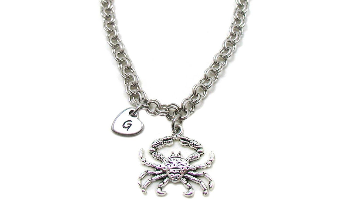 Silver Crab Bracelet, King Crab Bracelet, Crustacean Jewelry ...