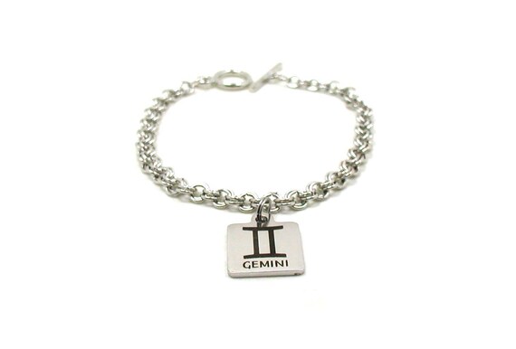 Gemini bracelet silver store