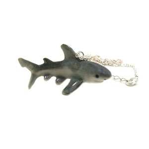 Great White Shark Necklace, Charm Necklace, Charm Jewelry, Great White ...