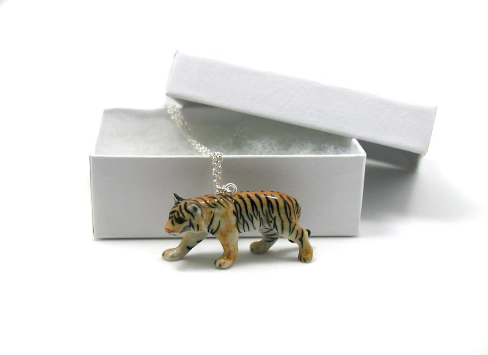 Bengal Tiger Necklace Bengal Cat Necklace Tiger Pendant | Etsy