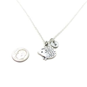 Hedgehog Necklace Hedgehog Pendant Hedgehog Charm Silver | Etsy