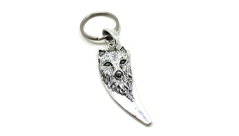 Wolf Keychain, Wolf Key Ring, Gray Wolf Keychain, Wolf Gift, Wildlife ...