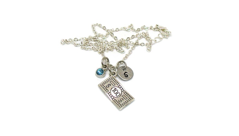 Money Necklace Money Charm Money Jewelry Money Pendant - Etsy