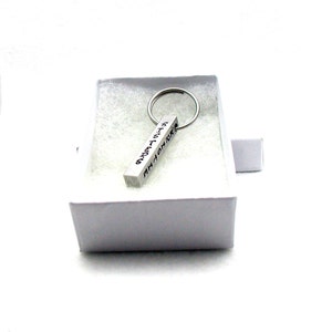 Aluminum Bar Keychain, Aluminum Keychain, Personalized Keychain, Custom ...