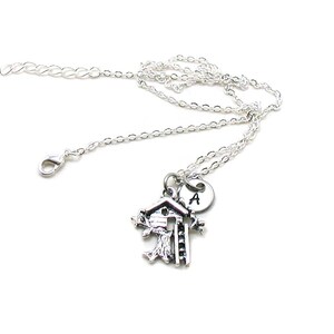 Tree House Necklace, Silver Tree House Charm, Treehouse Charm ...