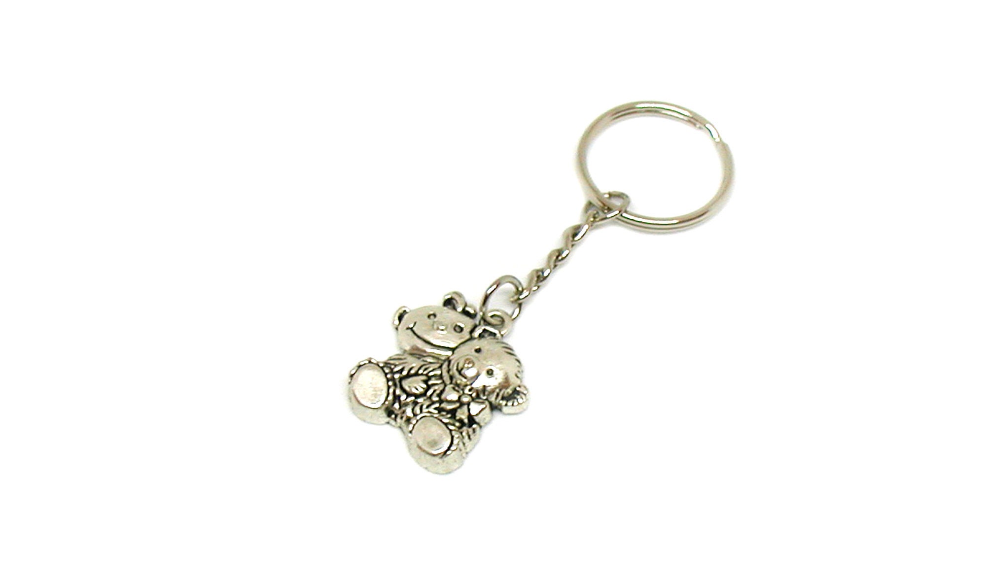 Teddy Bear Keychain Teddy Bear Key Ring Teddy Bear Charm - Etsy.de