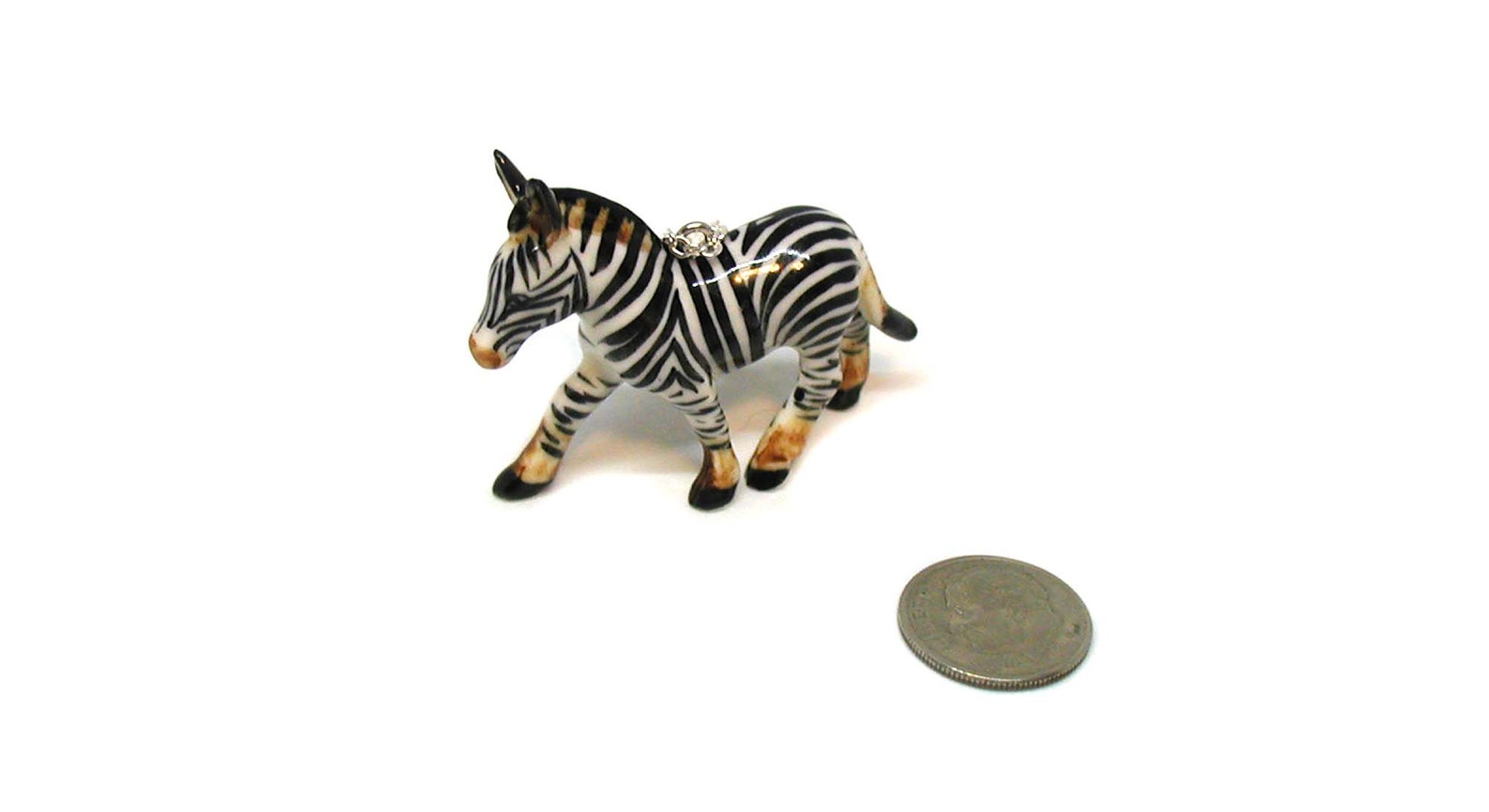 Zebra Necklace Charm Necklace Charm Jewelry Zebra Pendant - Etsy UK