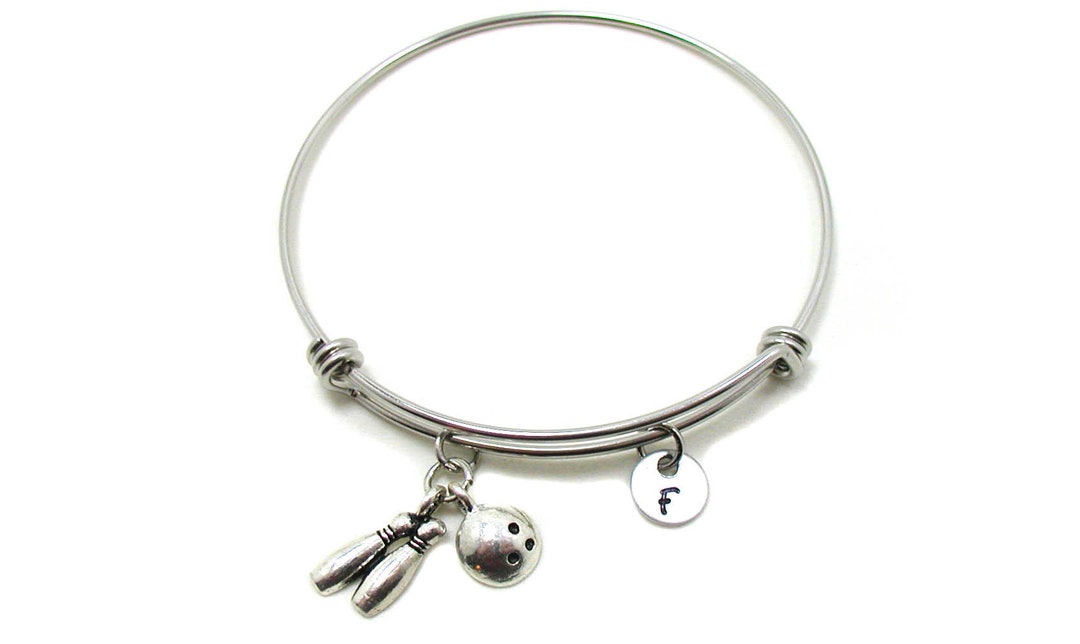 Bowling Bangle, Bowling Charm, Bowling Bracelet, Expandable Bangle ...