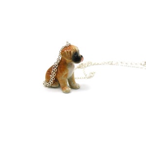 Boxer Puppy Necklace, Boxer Jewelry, Boxer Pendant, Puppy Jewelry ...