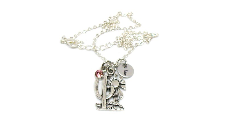 Cactus Necklace Cactus Pendant Succulent Jewelry Succulent - Etsy