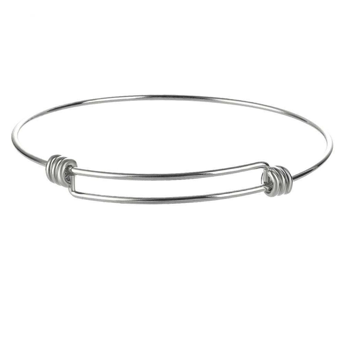 Cross Bangle, Cross Charm Bracelet, Expandable Bangle, Charm Bangle ...