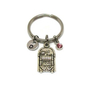 Jukebox Keychain, Retro Keychain, Jukebox Key Chain, Music Lover Charm ...