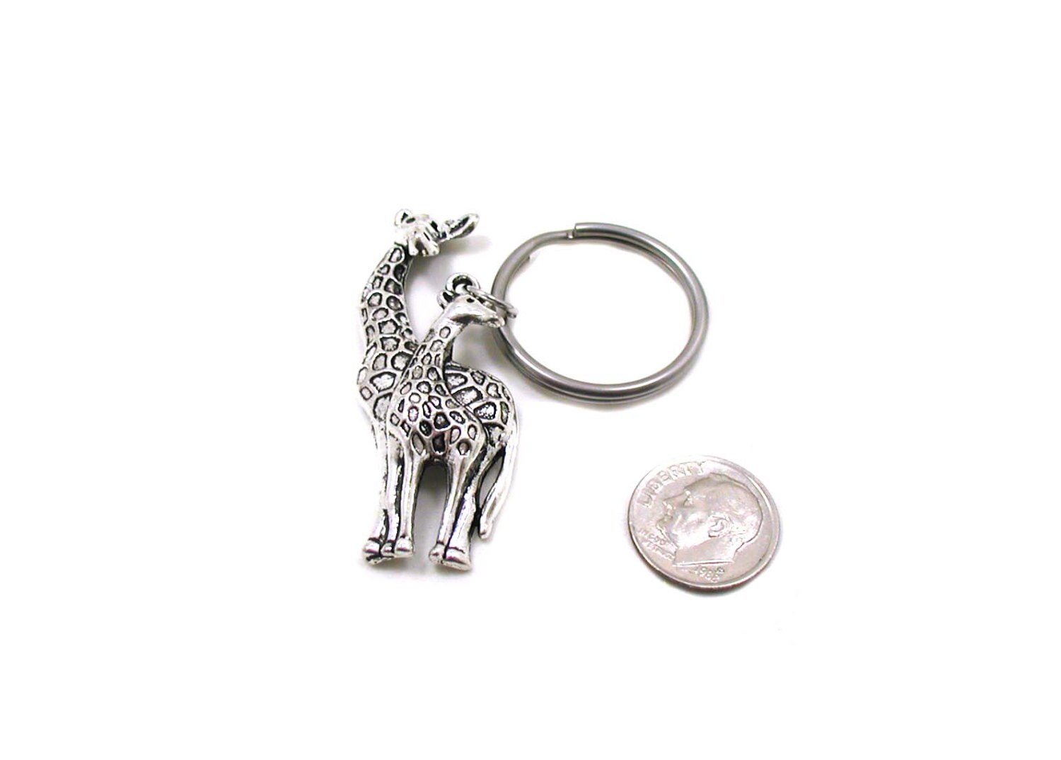 Mom and Baby Giraffe Keychain Giraffe Key Ring Giraffe - Etsy