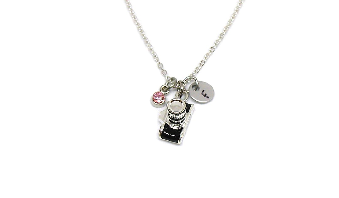 Camera Necklace, Camera Pendant, Camera Charm, Camera Jewelry, SLR ...