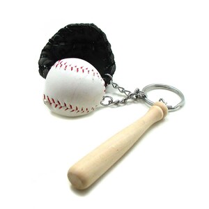 Baseball Keychain, Baseball Key Ring, Sports Keychain, Baseball Gift ...