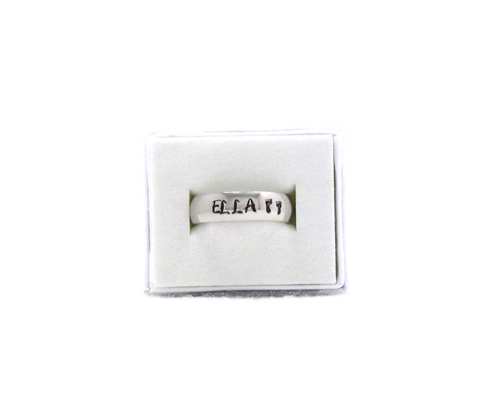 Baby Name Ring, Name Ring, Baby Ring, Mom Ring, Personalized Mothers ...