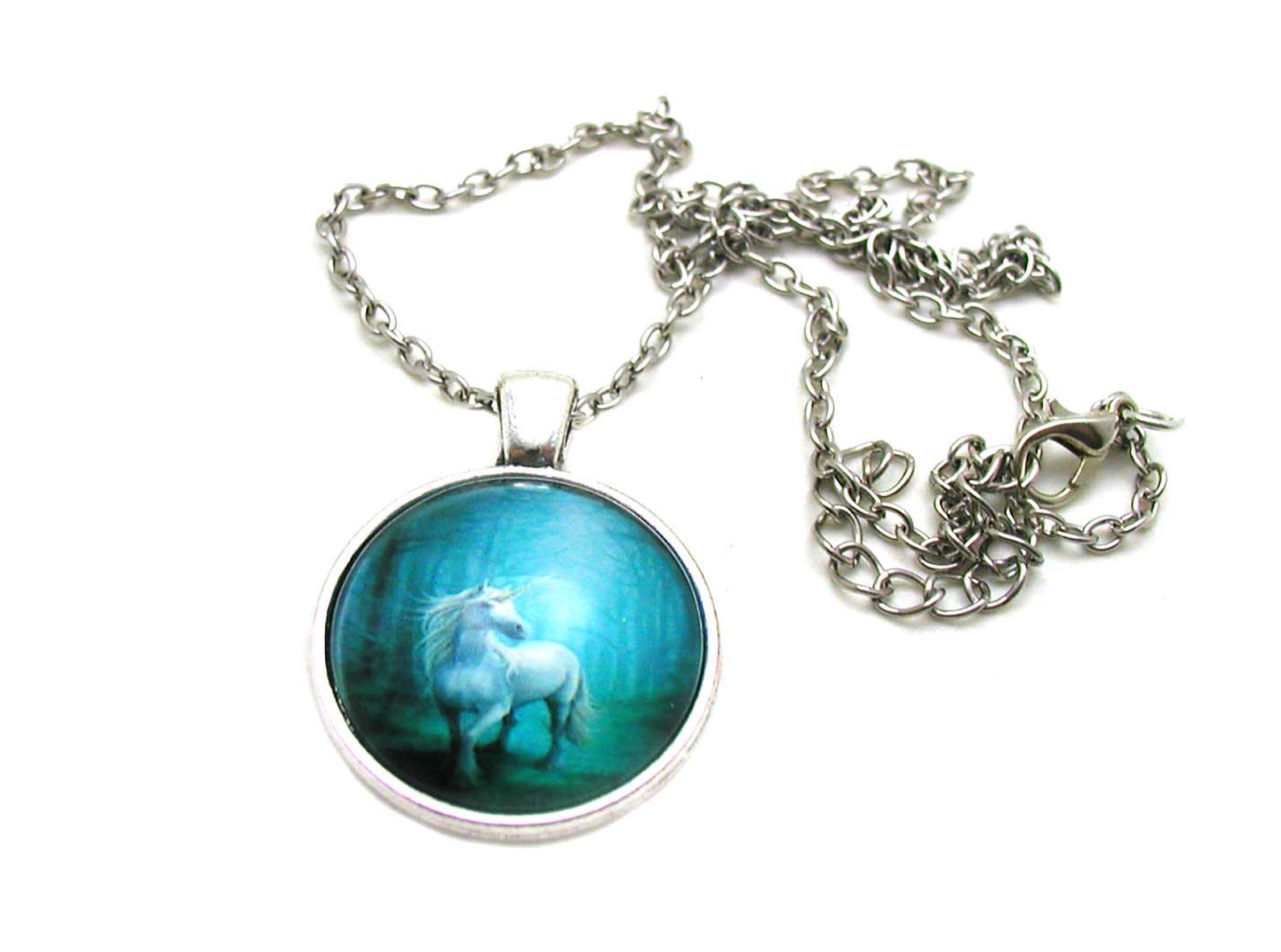 Unicorn Necklace Unicorn Pendant Unicorn Charm Unicorn - Etsy