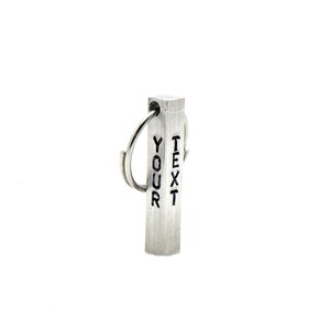 Aluminum Bar Keychain, Aluminum Keychain, Personalized Keychain, Custom ...