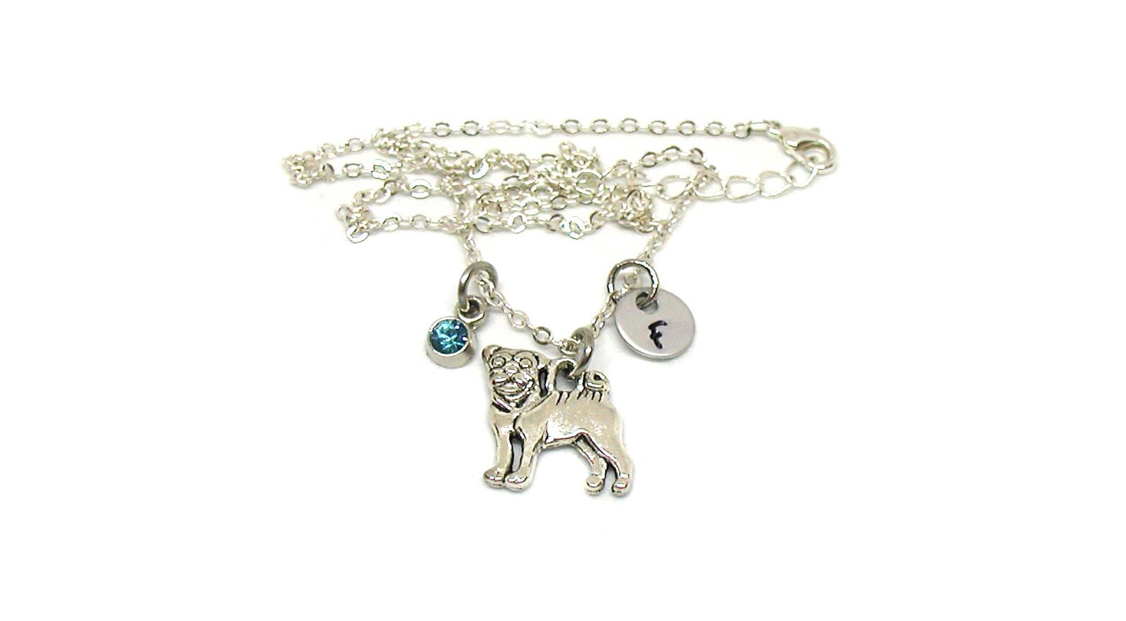 Pug Necklace Pug Charm Dog Jewelry Pug Pendant Pug - Etsy