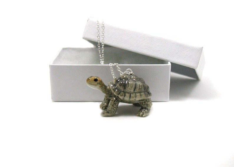 Tortoise Necklace Charm Necklace Charm Jewelry Tortoise - Etsy