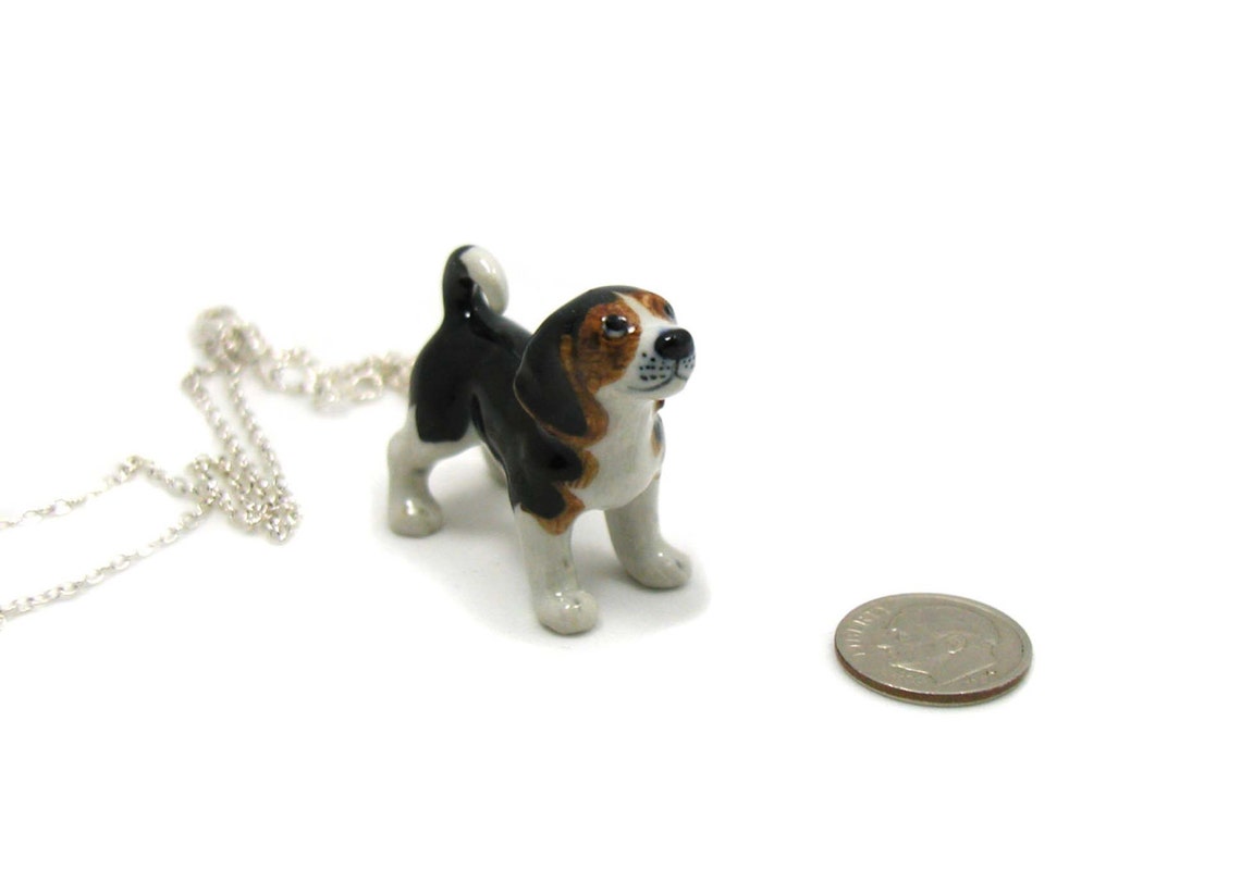 Beagle Necklace Charm Necklace Charm Jewelry Beagle | Etsy