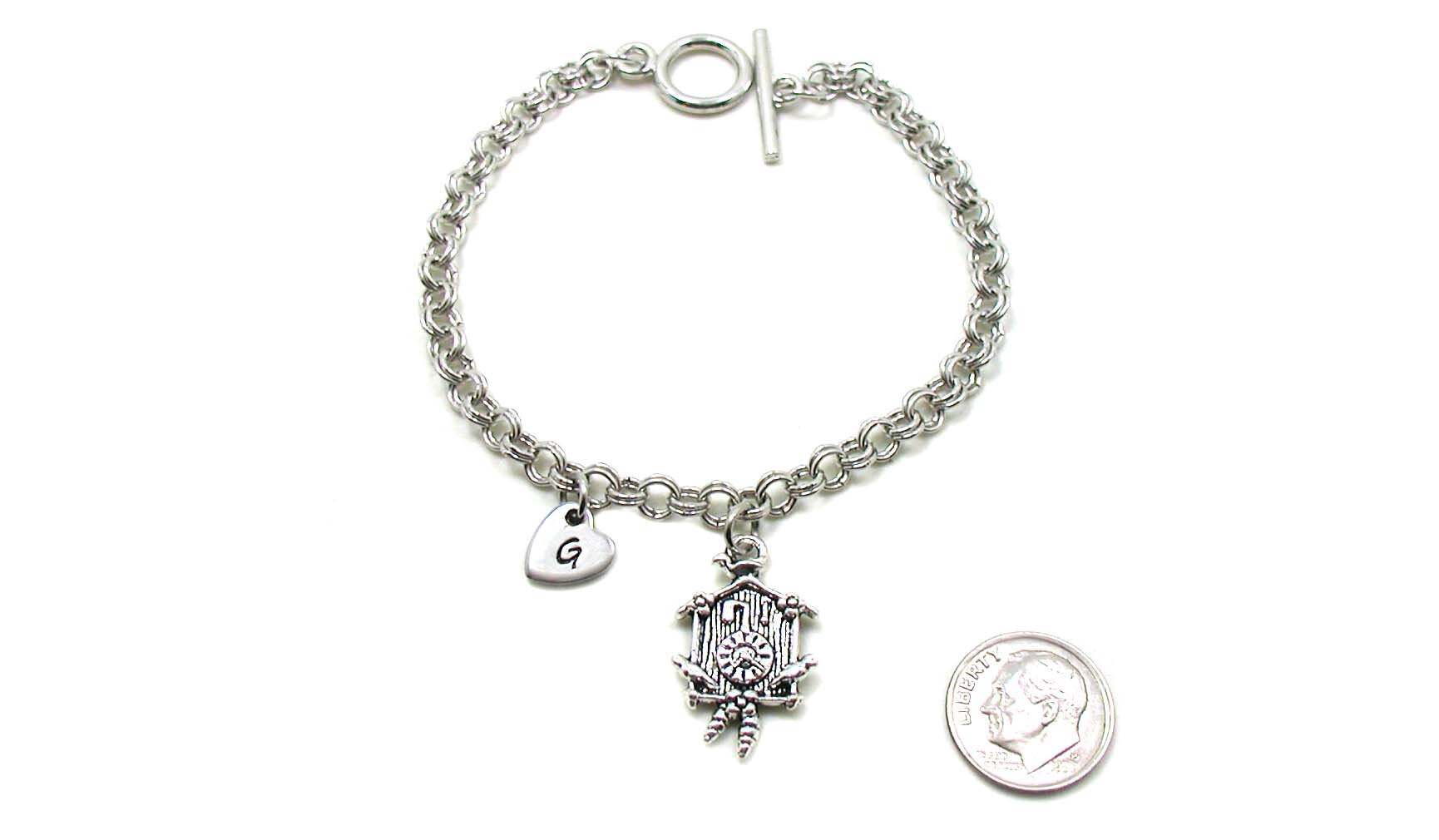 Cuckoo Clock Bracelet Silver Cuckoo Clock Bracelet Cuckoo | Etsy