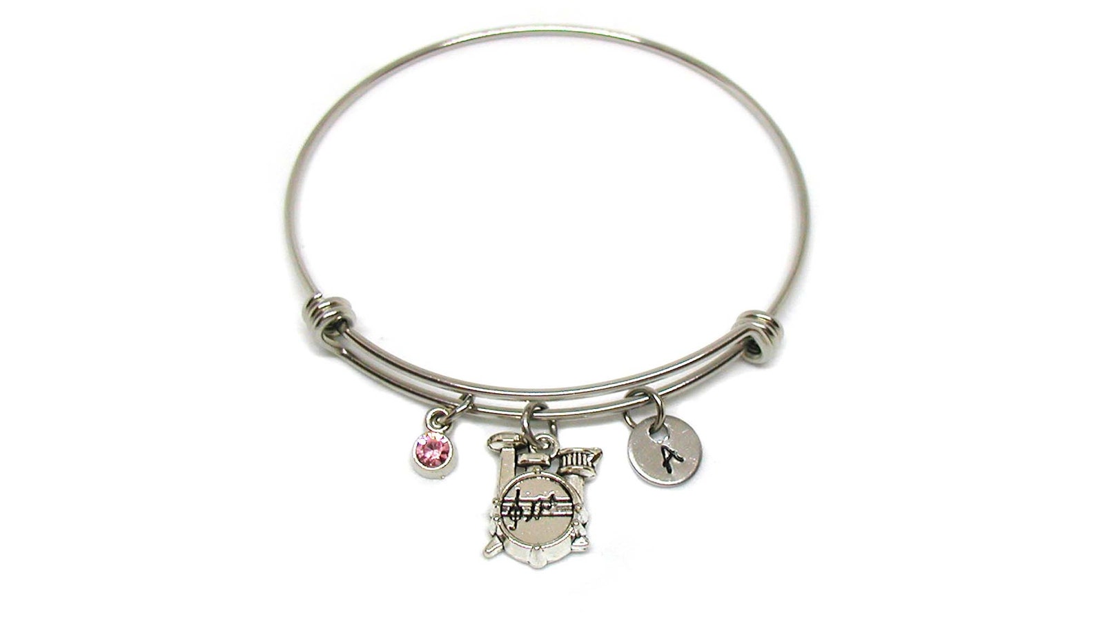 Drum Set Bracelet Drum Set Bangle Music Jewelry Expandable - Etsy
