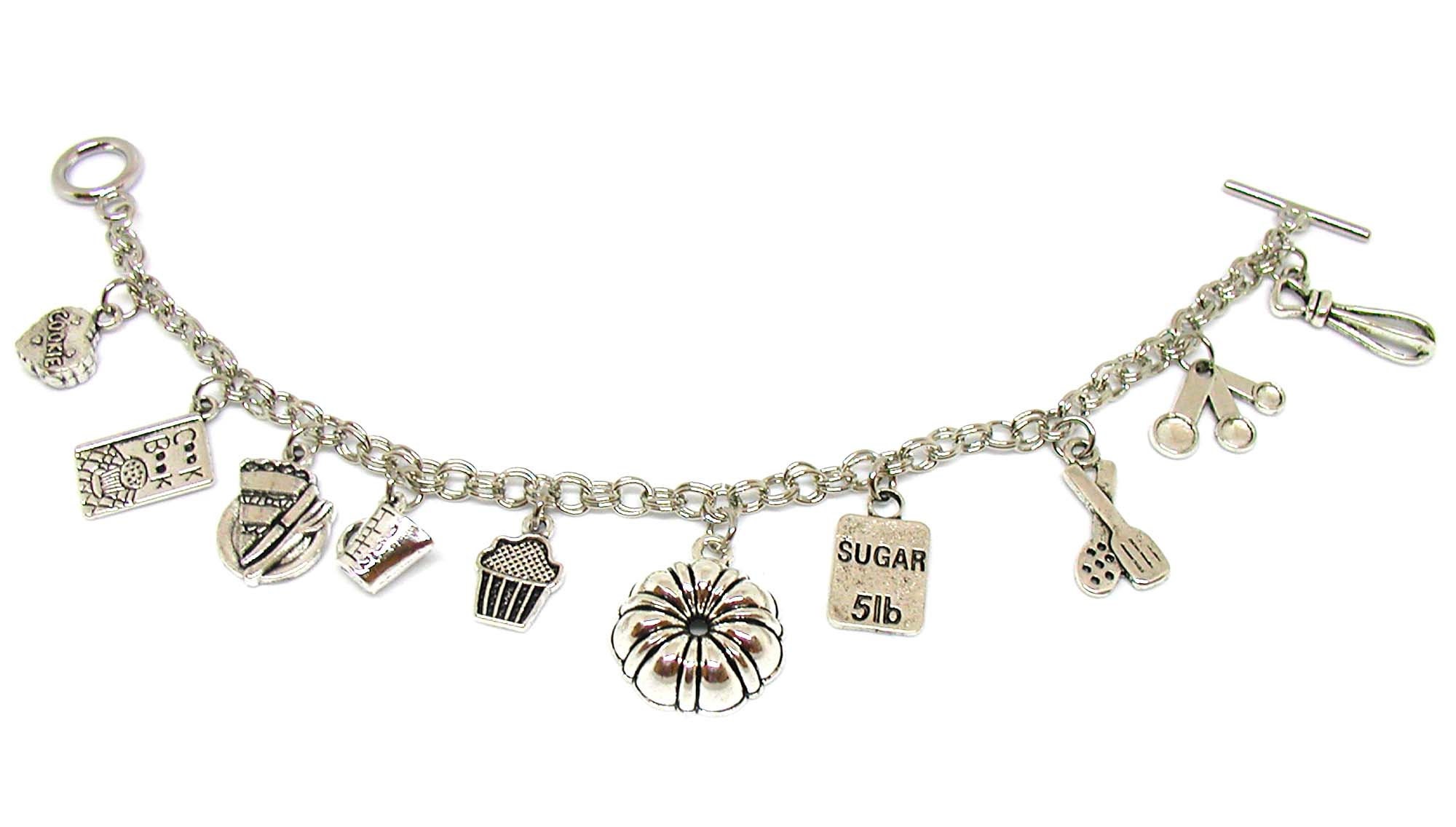 Baking Charm Bracelet Baking Bracelet Cooking Charm | Etsy