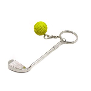 Golf Keychain, Golf Key Ring, Sports Keychain, Golf Gift, Golf Club ...