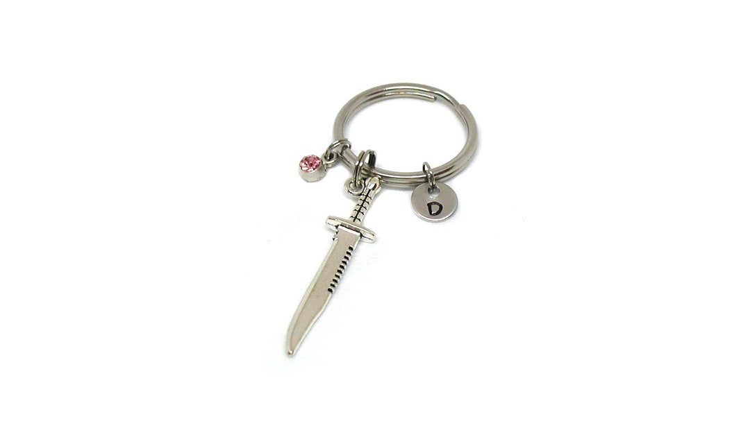Survival Knife Keychain, Survival Knife Key Ring, Knife Keychain ...
