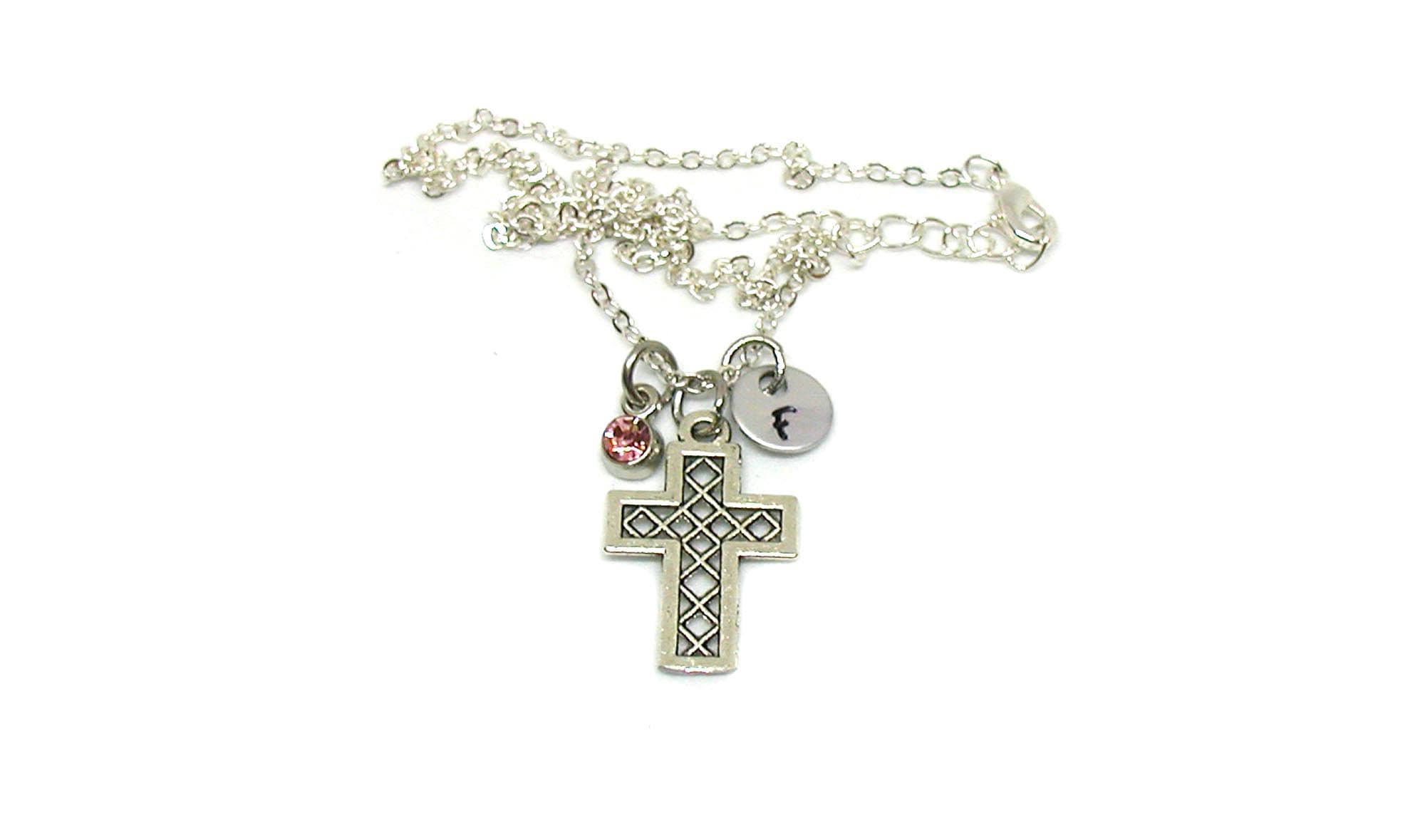 Collar de cruz collar religioso colgante de la cruz de | Etsy