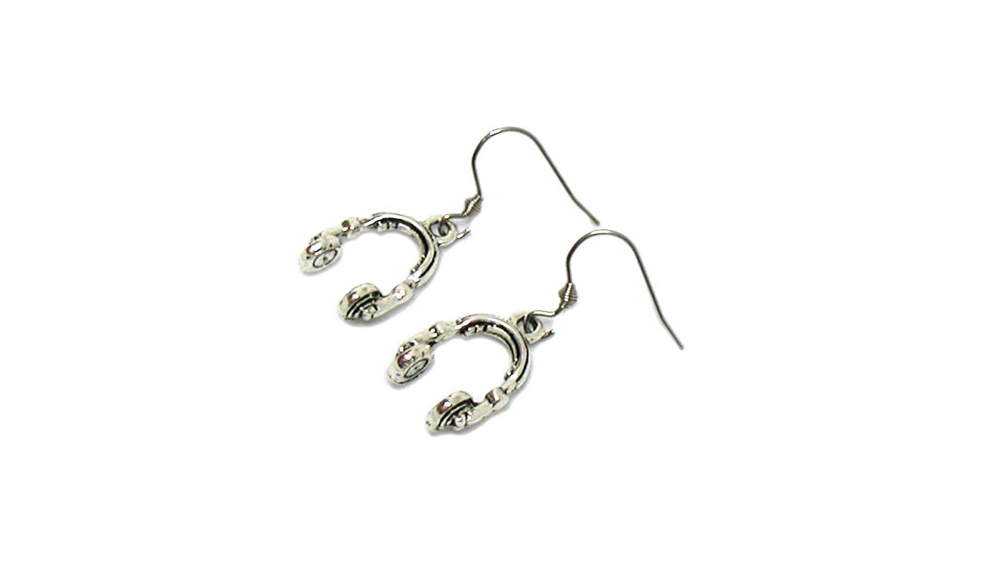 Headphone Earrings, Headphones Charm, Music Jewelry, Music Lover Gift ...