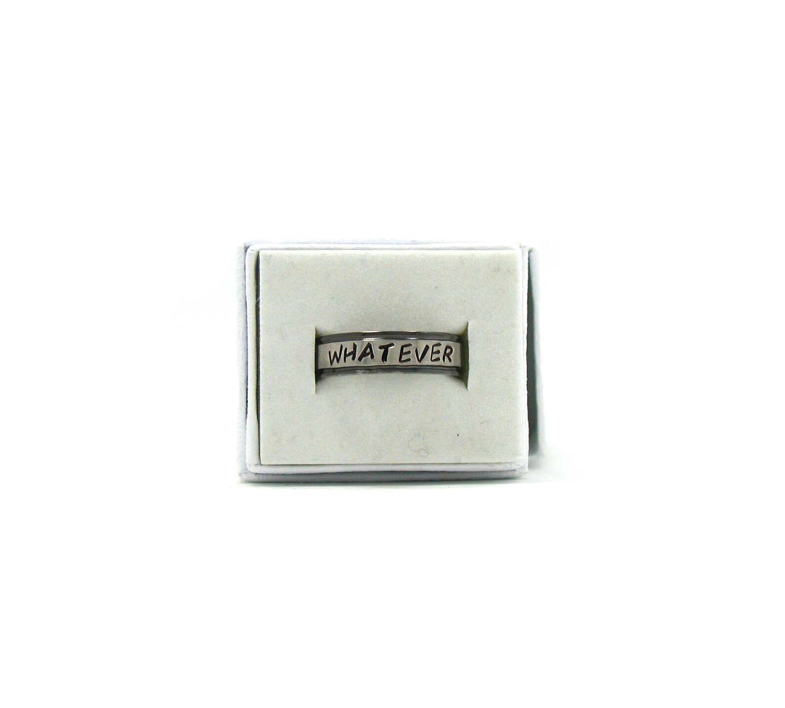 Whatever Ring Name Ring Stainless Ring Stainless Steel - Etsy