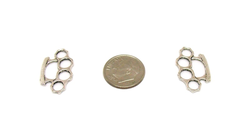 Brass Knuckles Keychain, Knuckleduster Keychain, Brass Knuckles Key ...