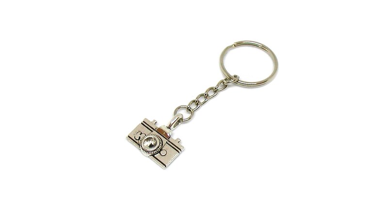 Camera Keychain Camera Key Ring Silver Camera Charm - Etsy