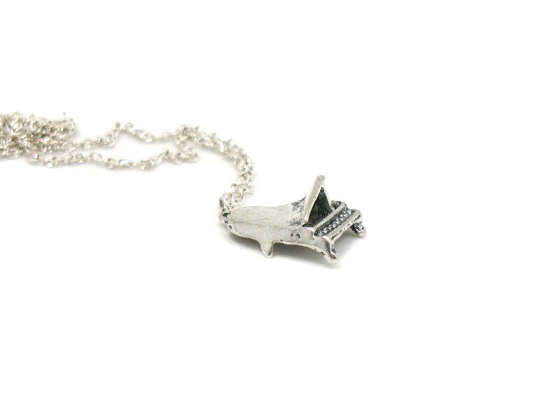 Piano Necklace Charm Jewelry Piano Charm Necklace Antique | Etsy
