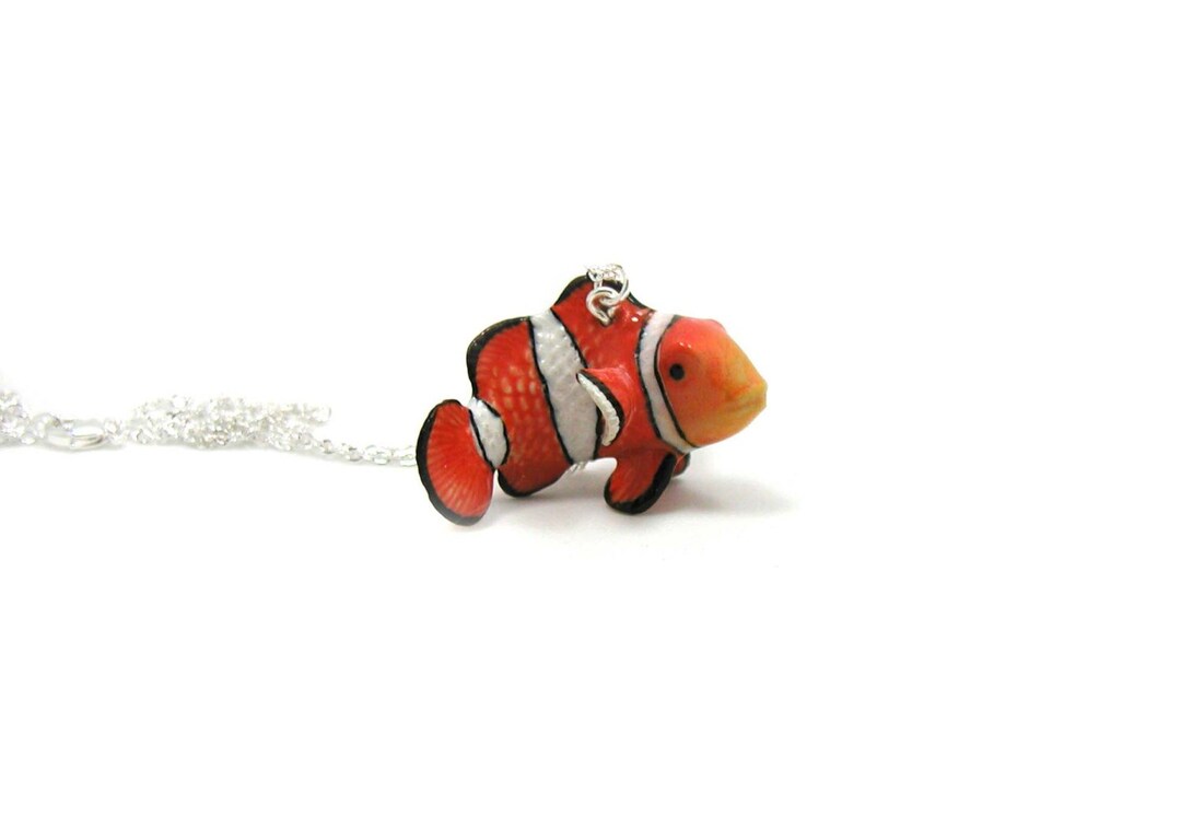 Fish Necklace, Charm Necklace, Charm Jewelry, Fish Pendant, Fish ...