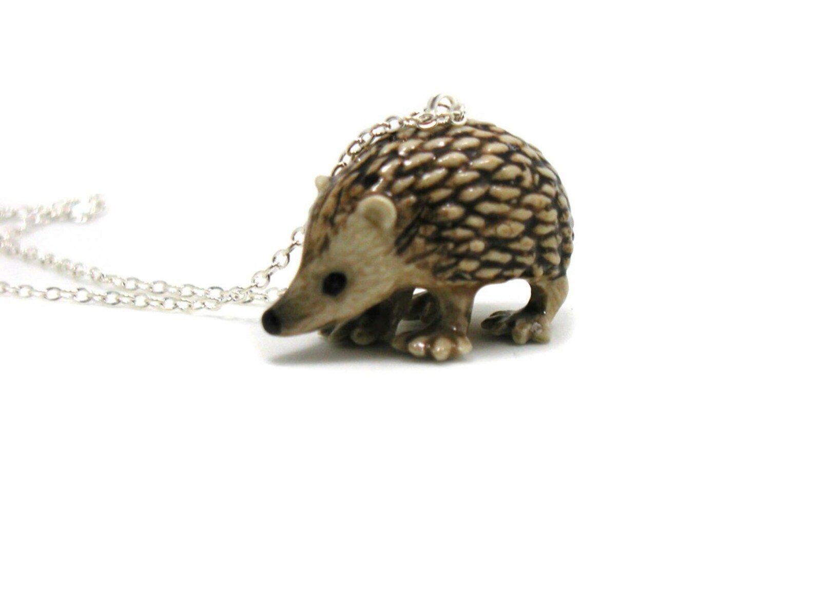 Hedgehog Necklace, Charm Necklace, Charm Jewelry, Hedgehog Pendant ...