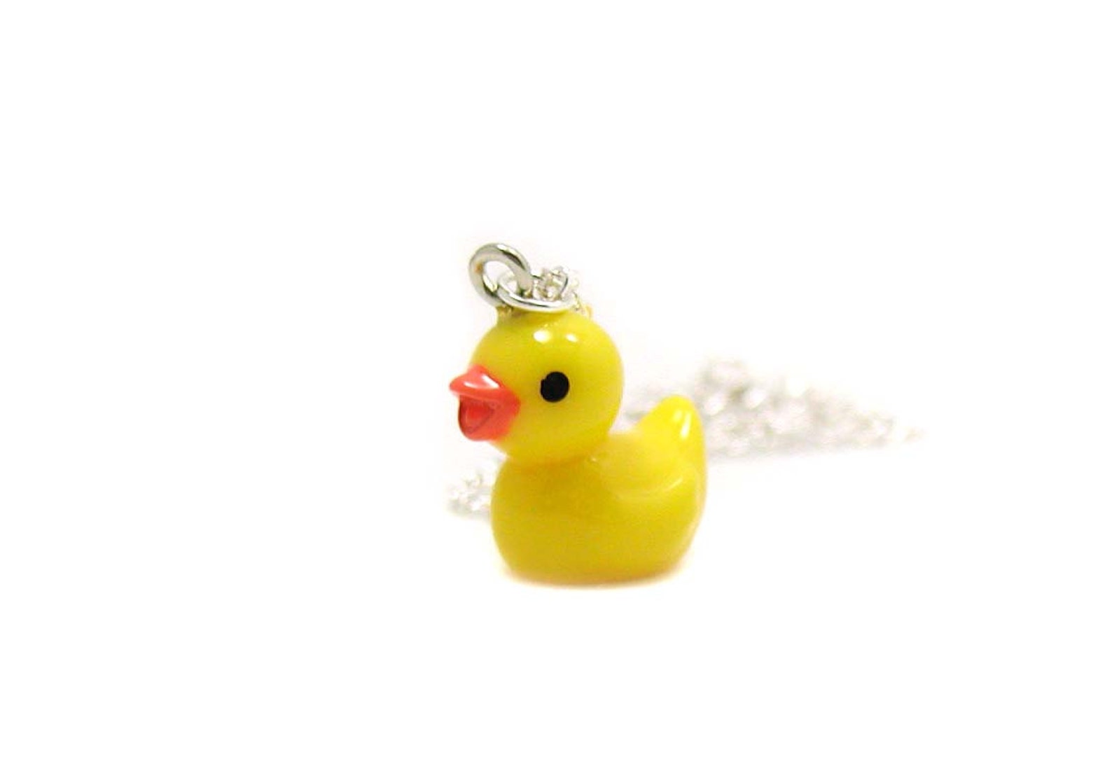 Rubber Duck Necklace Charm Necklace Charm Jewelry Yellow - Etsy UK
