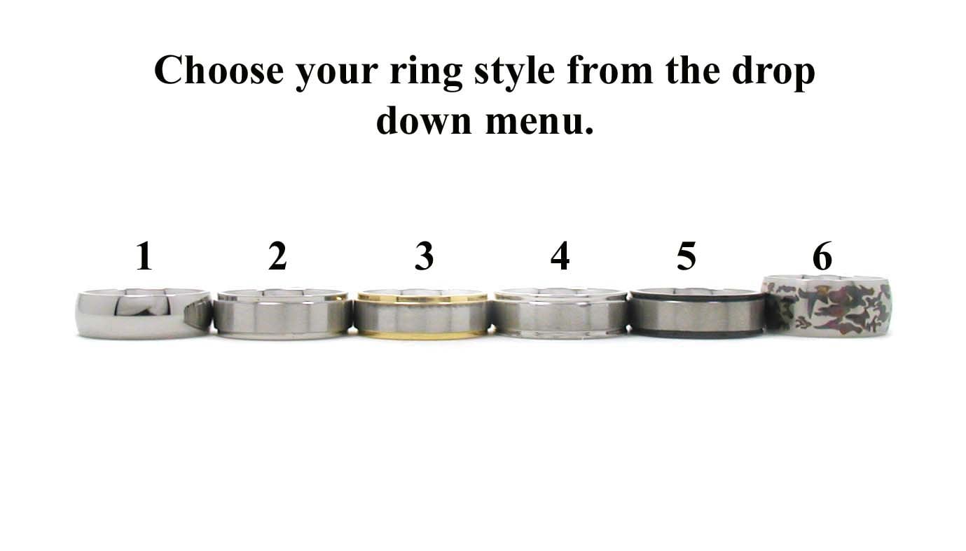 Yin and Yang Ring Custom Ring Stainless Steel Ring | Etsy