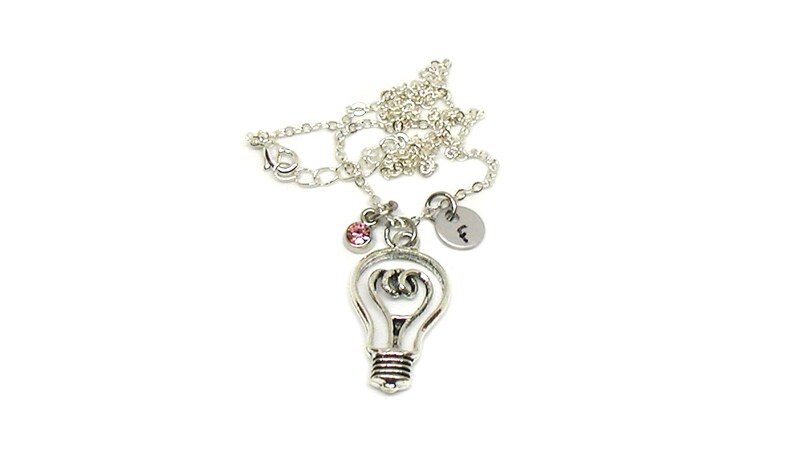 Light Bulb Necklace Light Bulb Pendant Light Bulb Charm - Etsy