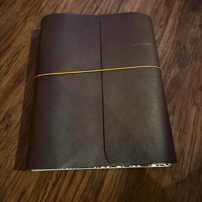 Leather Notebook Louise Carmen - Etsy